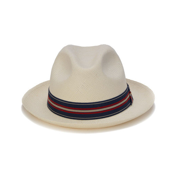 Austral Hats | White Panama Hat with Red, White and Blue Band | Hats ...