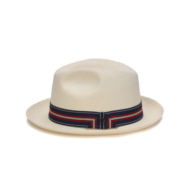 Austral Hats | White Panama Hat with Red, White and Blue Band | Hats ...