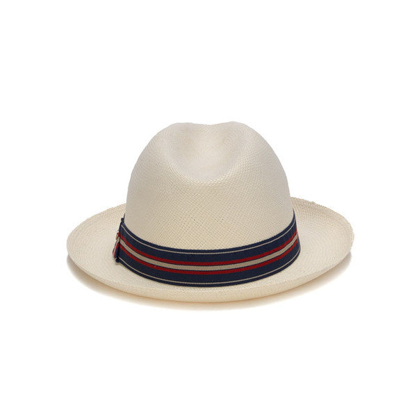 Austral Hats | White Panama Hat with Red, White and Blue Band | Hats ...