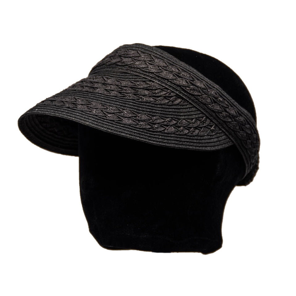 Saint Martin | Black Visor | Hats Unlimited