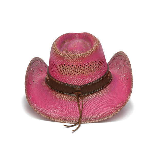 Stampede Hats | Pink Flower Filigree Cowboy Hat | Hats Unlimited