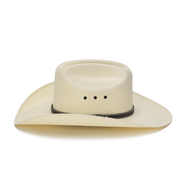 Stampede Hats | Bangora Straw 50X Western Hat with Nickel Accent Trim ...