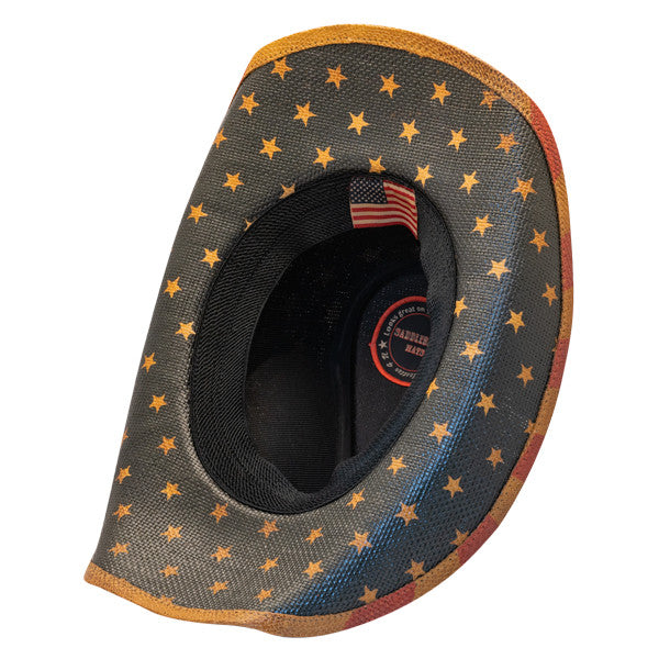 California Hat Company | Vintage American Flag Cowboy Hat | Hats Unlimited
