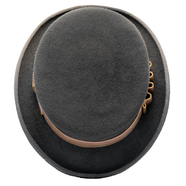 Conner | Low Crown Steampunk Top Hat | Hats Unlimited