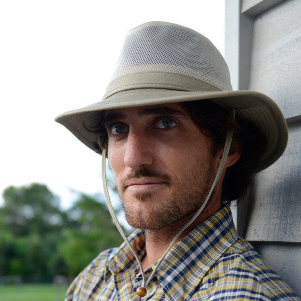 Conner Hats | Mens Mesh Outdoor Safari Fedora Hat | Hats Unlimited