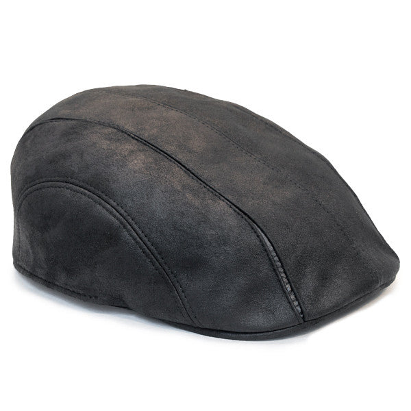 Henschel | Faux Leather 6 Panel Driver Cap | Hats Unlimited