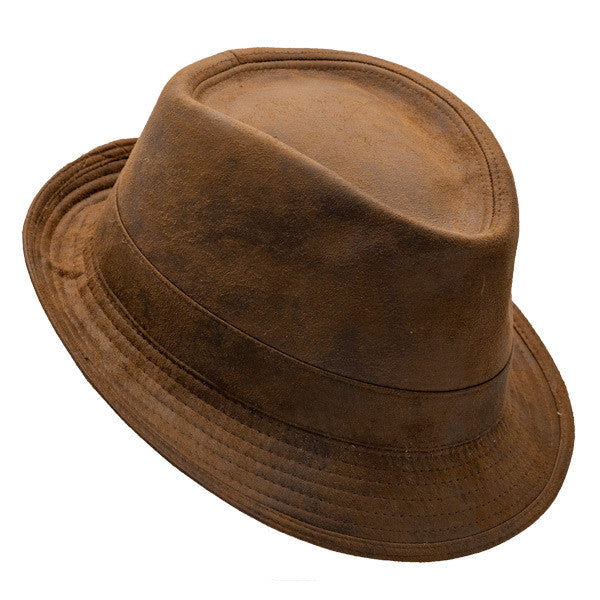 Henchel | Faux Leather Fedora Hat | Hats Unlimited