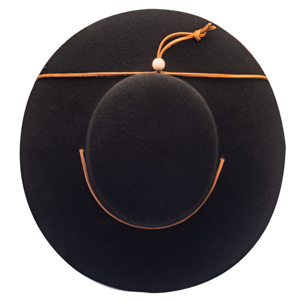 Jeanne Simmons | Wool Felt Bolero Hat w/ Chin Chord | Hats Unlimited