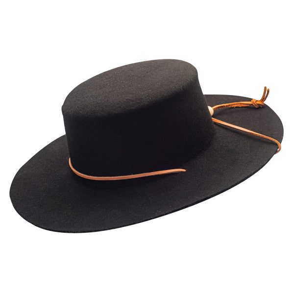 Jeanne Simmons | Wool Felt Bolero Hat w/ Chin Chord | Hats Unlimited