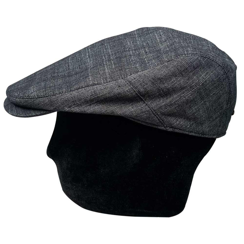 Saint Martin | Charcoal Flat Cap | Hats Unlimited