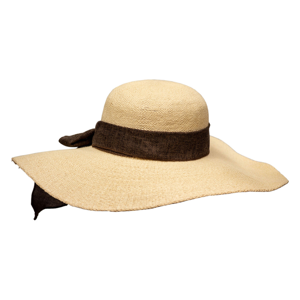 Saint Martin | Wide Brim Hat with Bow | Hats Unlimited