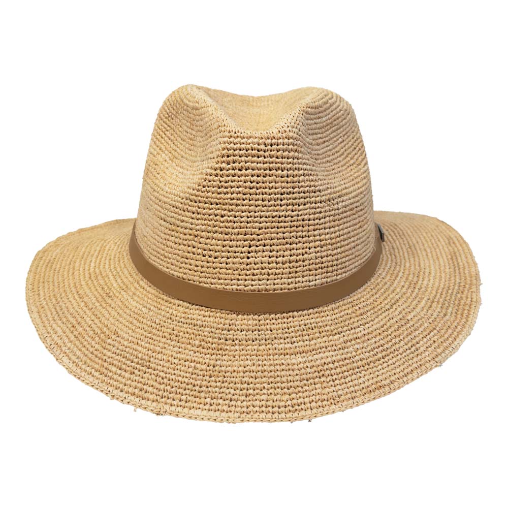 Sforza - Crocheted Raffia Safari Fedora – Hats Unlimited