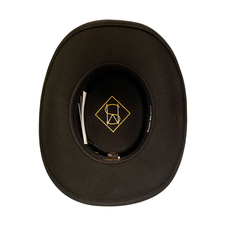 Classic Woven Gambler Hats With Ribbon For Men | Hats Unlimited