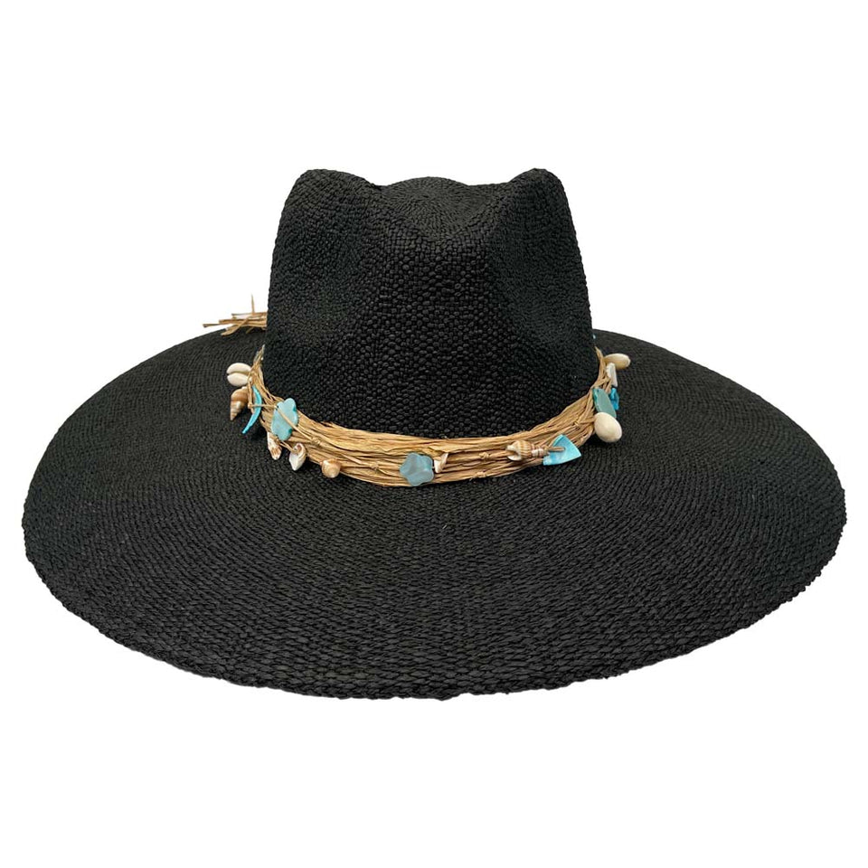 Saint Martin - Large Brim Paper Braid Fedora – Hats Unlimited