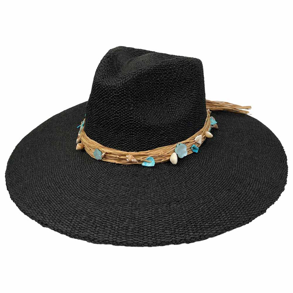 Saint Martin - Large Brim Paper Braid Fedora – Hats Unlimited