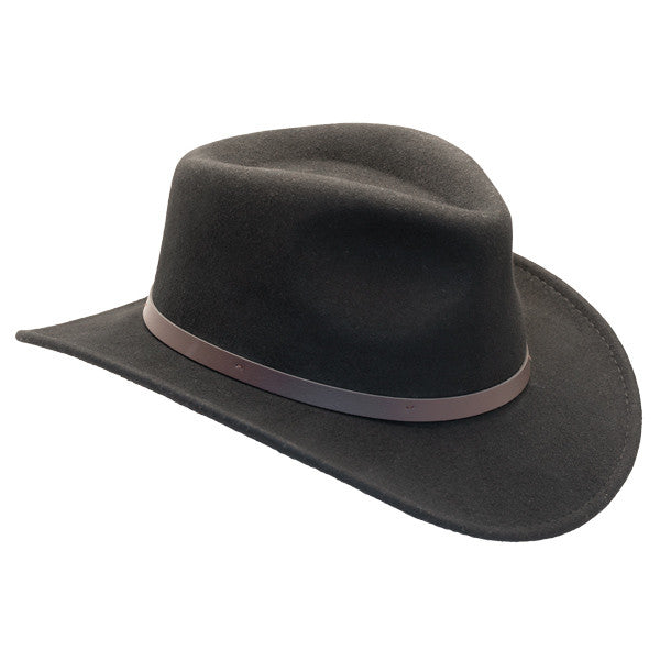 Scala | Crushable Wool Felt Outback Hat | Hats Unlimited