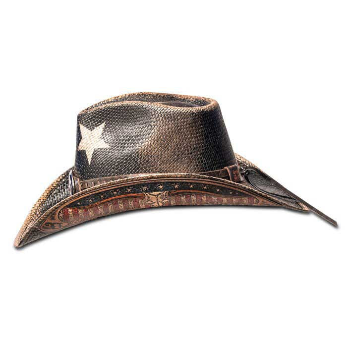 Stampede Hats | Vintage Black Star USA Panama Straw Cowboy Hat | Hats ...