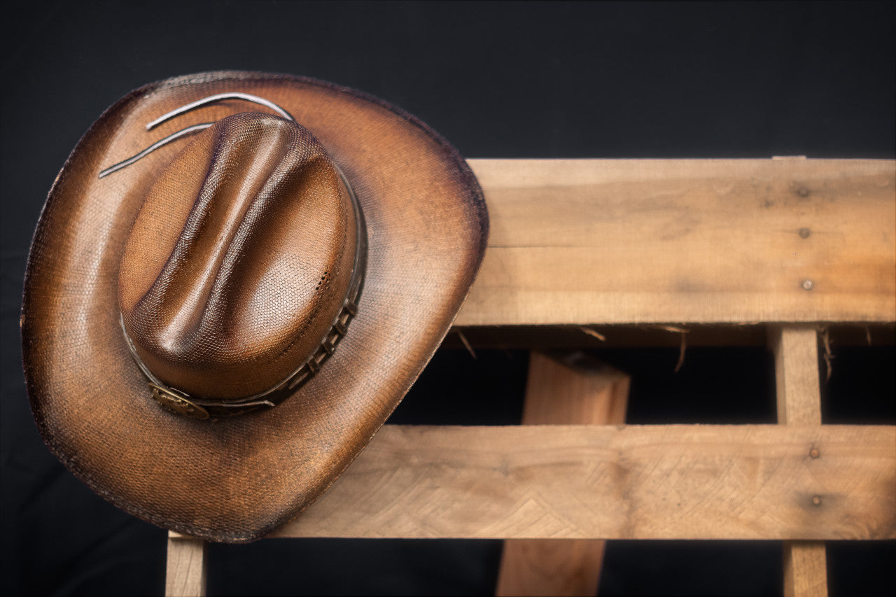 Stampede Hats | Studded Brown Stallion Cowboy Hat | Hats Unlimited