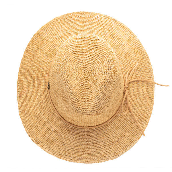 Sun "N" Sand | Ian Fine Raffia Fedora Hat | Hats Unlimited