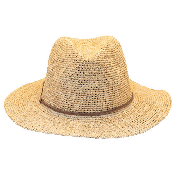 Sun 'N' Sand | Raffia Wide Brim Fedora Hat | Hats Unlimited
